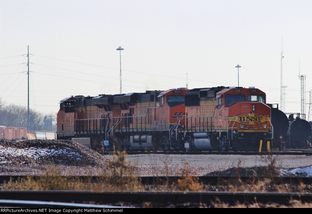 BNSF 145, BNSF 5984, & BNSF 7894